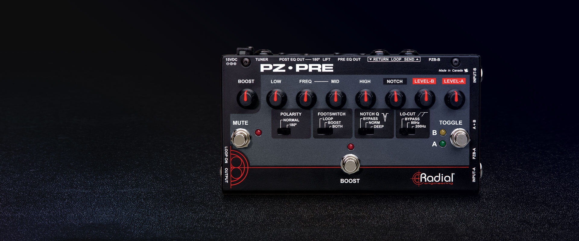 Radial PZ-Pre เอฟเฟคกีตาร์โปร่ง | Music Arms ศูนย์รวมเครื่องดนตรี ...