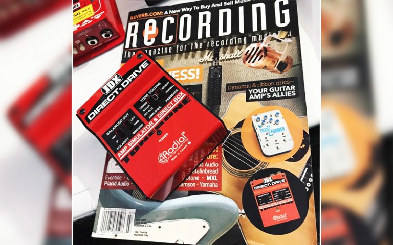 Recording Magazine reviews the JDX Direct-Drive - Radial Engineering