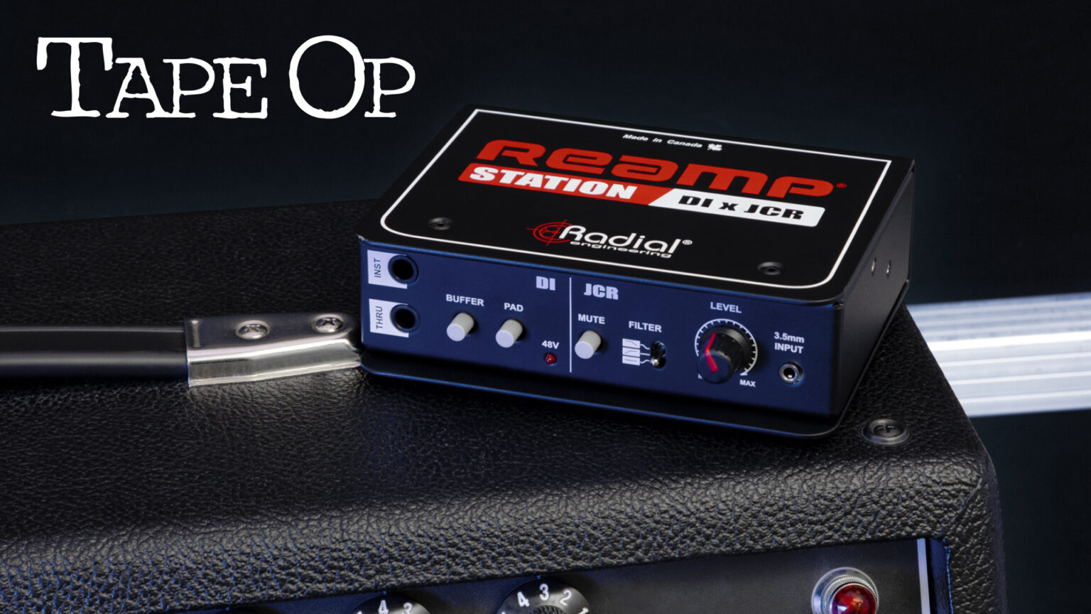 TapeOp Reviews the Reamp® Station - Radial Engineering